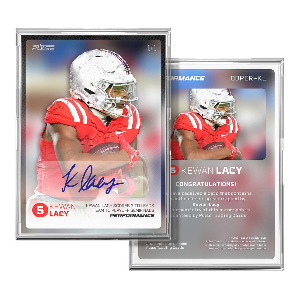 2026 Pulse On Demand Kewan Lacy Performance Autograph Card
