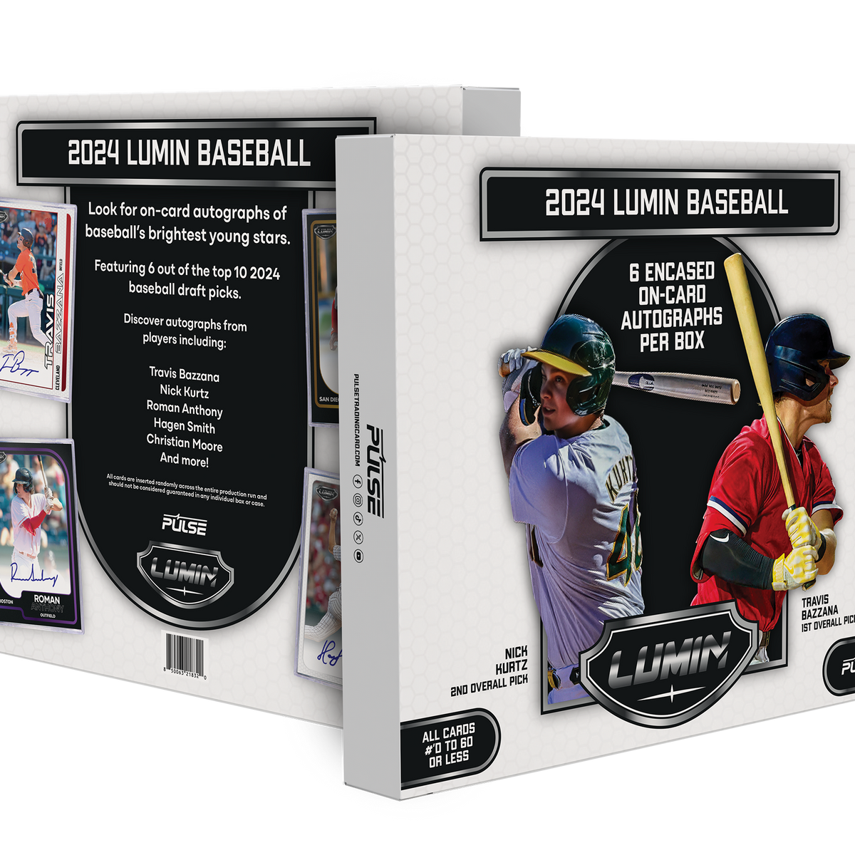 2024 Pulse Lumin Baseball Hobby (6 On-Card Autographs Per Box)