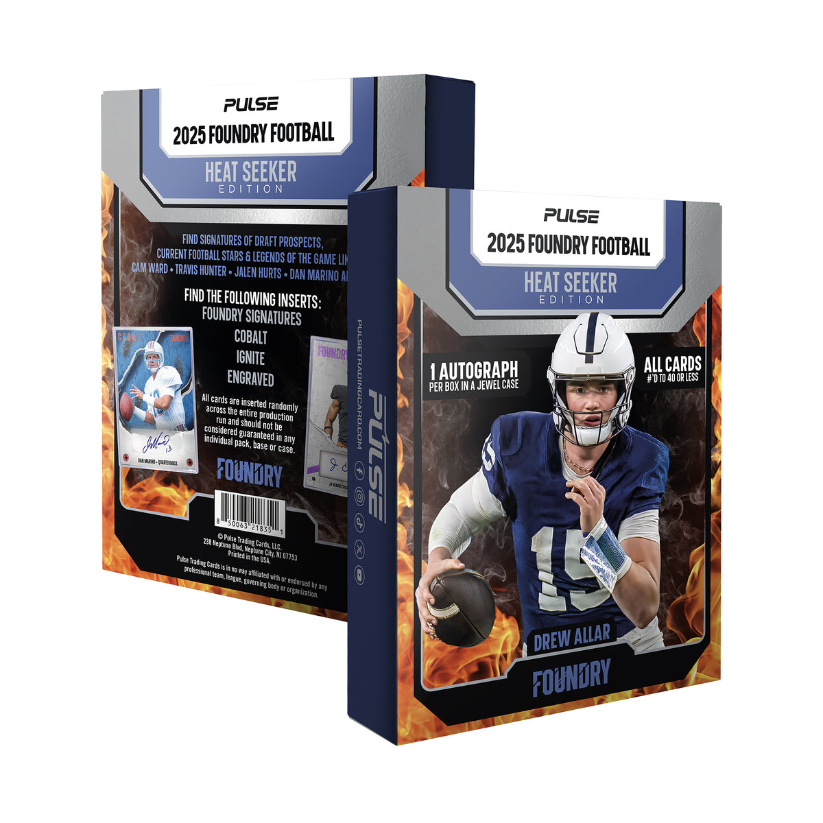 2025 Pulse Foundry Football Heat Seeker Edition (1 Autograph Per Box)