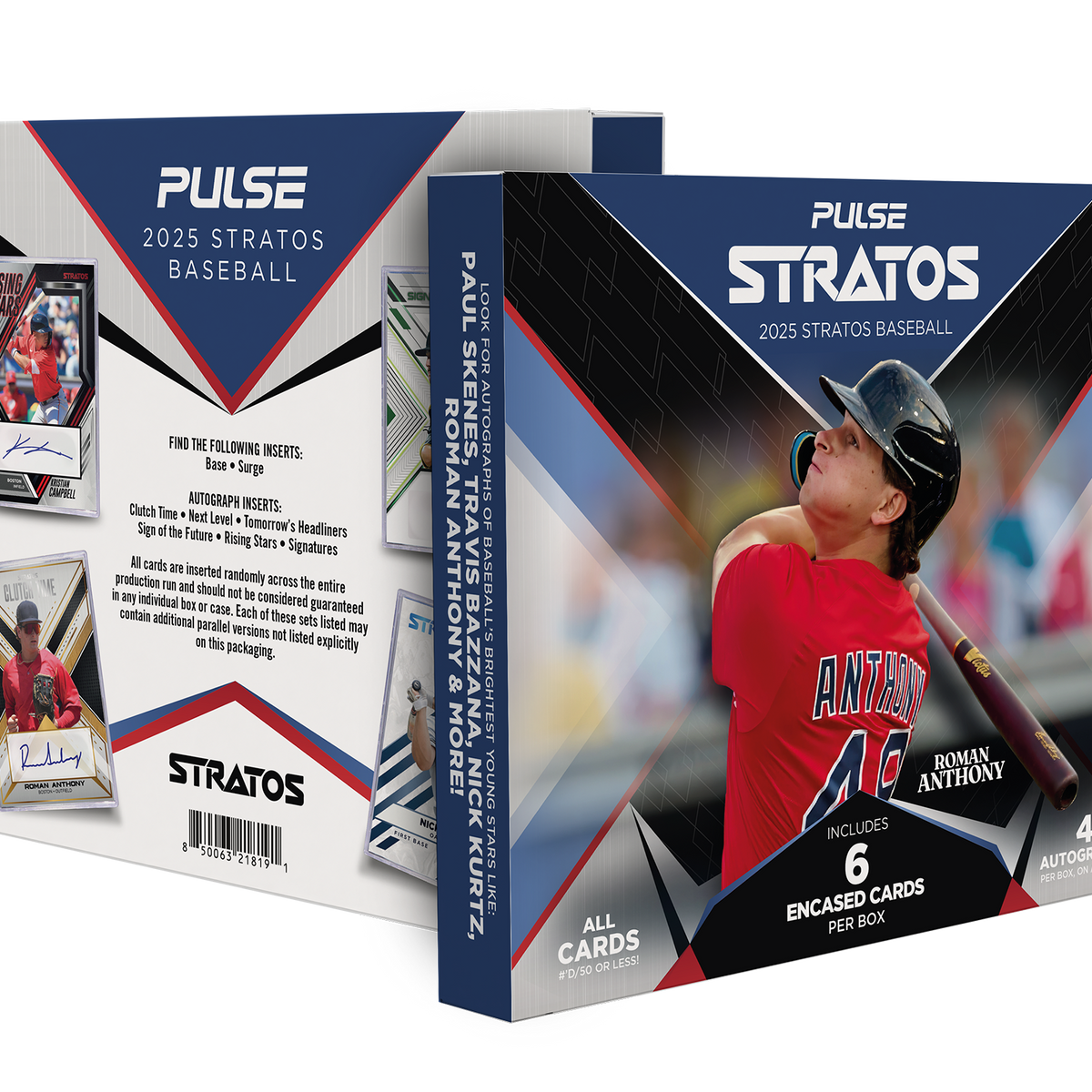 2025 Pulse Stratos Baseball Hobby (4 Autographs Per Box)