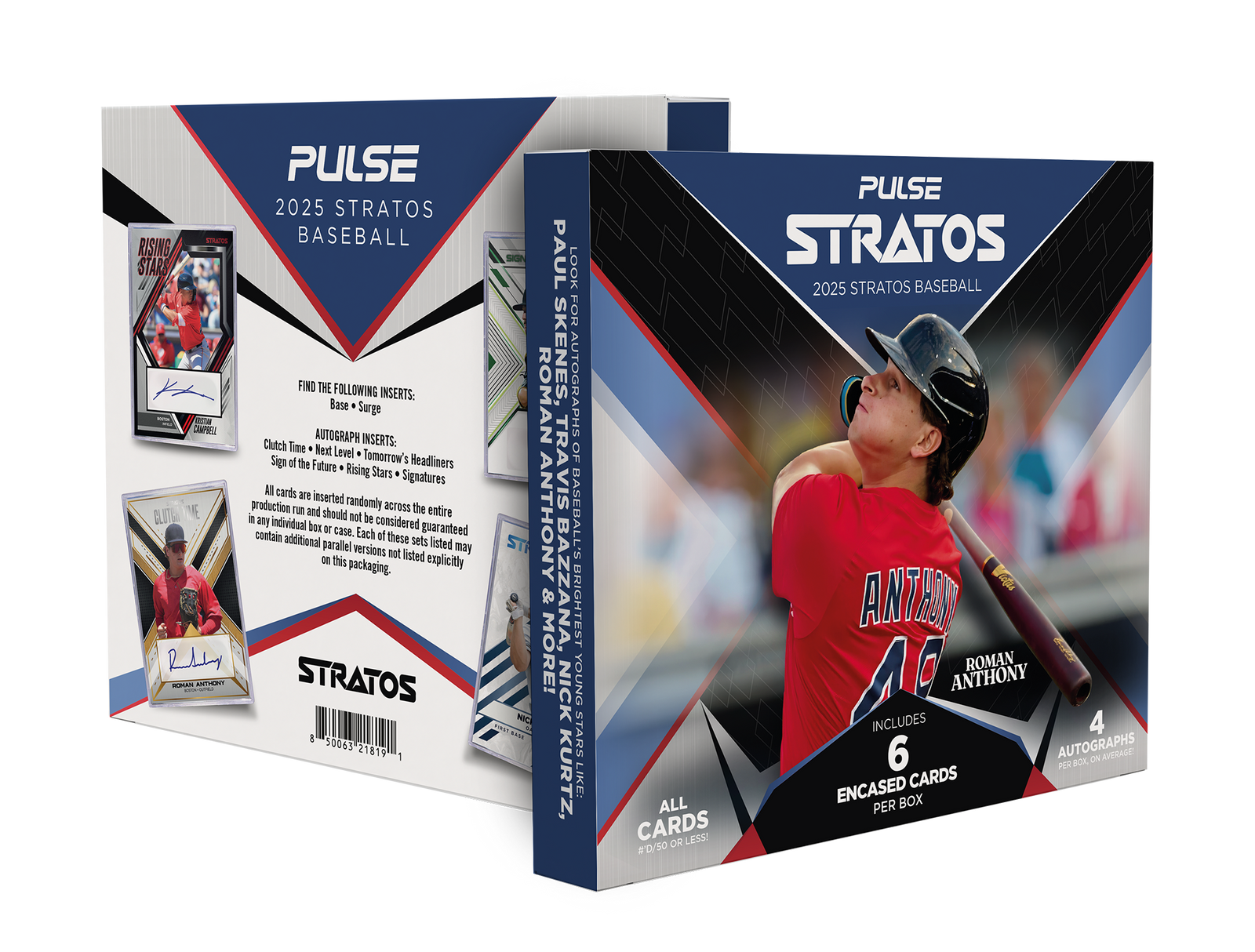2025 Pulse Stratos Baseball Hobby (4 Autographs Per Box)